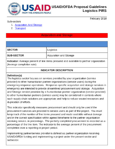 12+ Logistics Business Proposal Templates in PDF