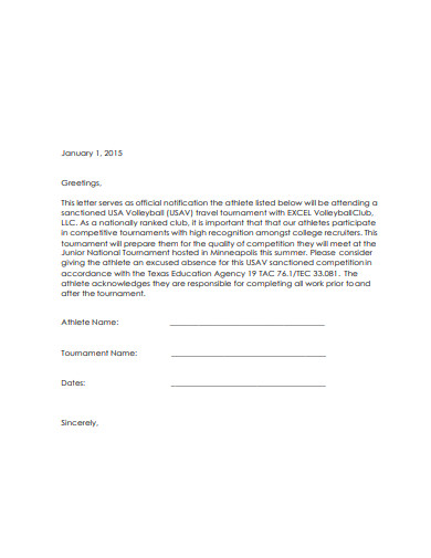 19 School Excuse Letter Templates PDF DOC