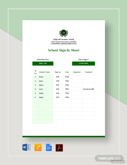 91+ Sign In Sheet Templates - DOC, PDF