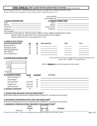 10+ Free Alarm System Report Form Templates in PDF | DOC