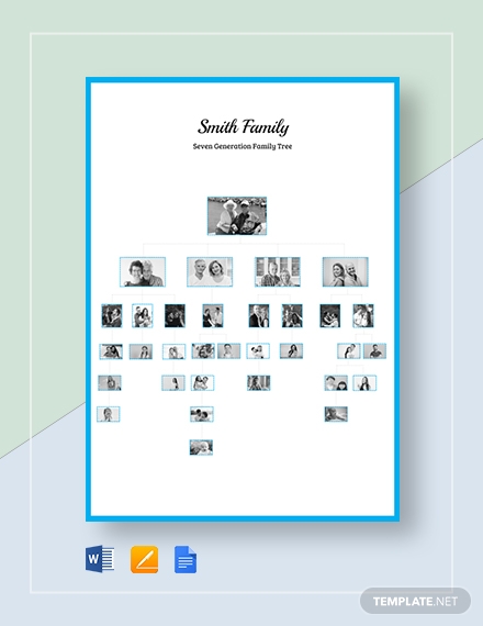 10+ Family Tree Organization Chart in Docs | Word | Pages | Editable ...
