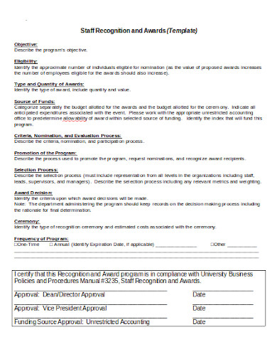 13+ Award Ceremony Program Templates in PDF | Word