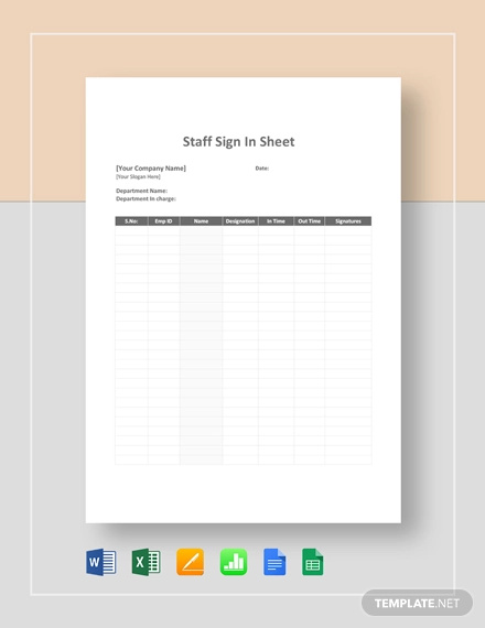 Meeting Sign In Sheet Template - 13+ Free PDF Documents Download | Free ...