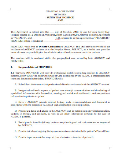 10+ Staffing Agency Agreement Templates in PDF | WORD