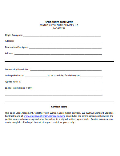 11+ Logistics Services Contract Templates in Google Docs | Word | Pages ...