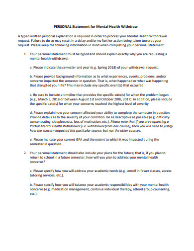 9+ Statement of Withdrawal Templates in DOC | PDF