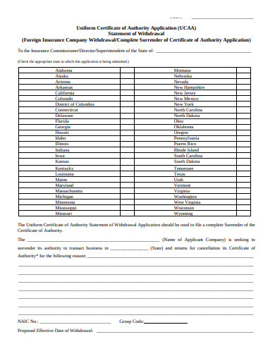 9+ Statement of Withdrawal Templates in DOC | PDF
