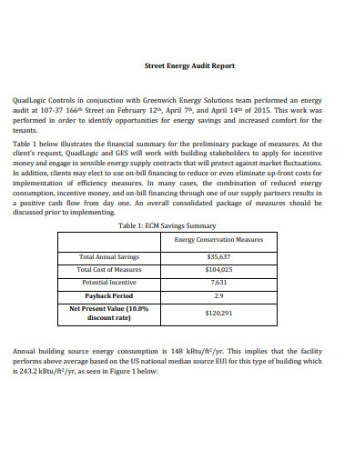 11+ Energy Audit Report Templates in Google Docs | Word | Pages | Excel ...
