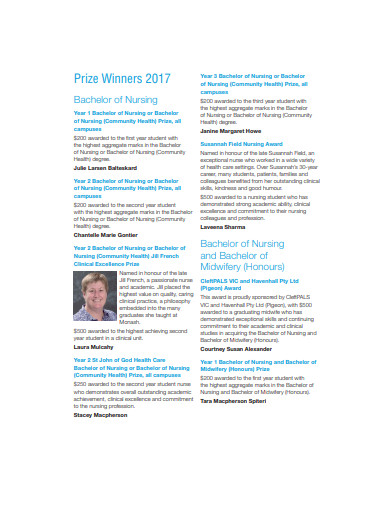 13+ Award Ceremony Program Templates in PDF | Word