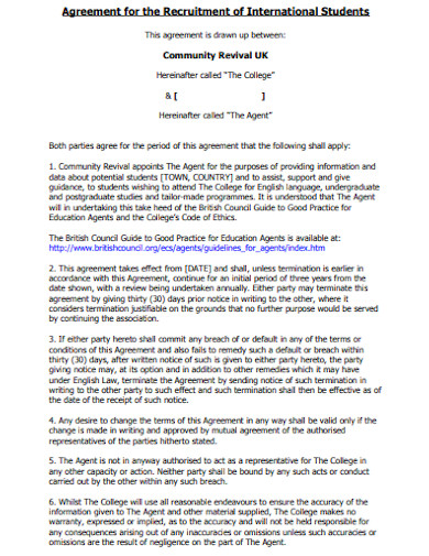 14+ Recruitment Agency Agreement Templates in PDF | WORD
