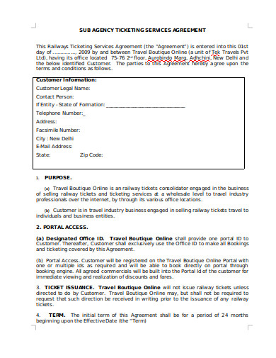10+ Sub Agency Agreement Templates in PDF | WORD