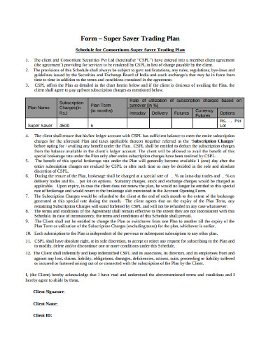 12+ Trading Plan Templates in PDF | DOC