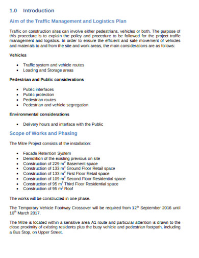 7+ Logistics Plan Templates in PDF | MS Word | Google Docs | Pages
