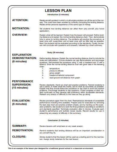 11 Trainer Lesson Plan Templates In PDF Word