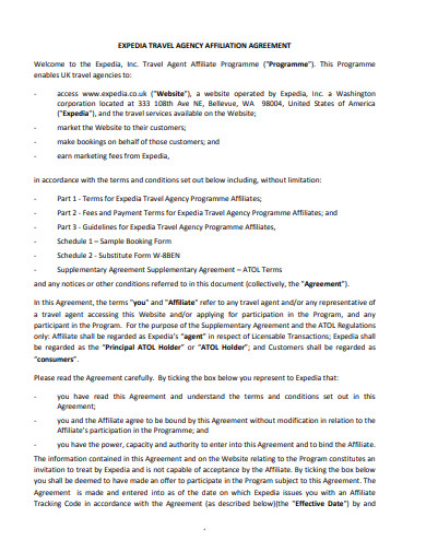 10+ Travel Agency Service Agreement Templates in PDF | DOC