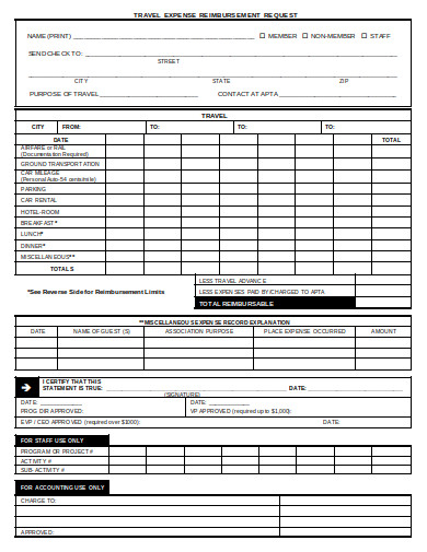 Travel Expense Claim Form Excel Template Infoupdate
