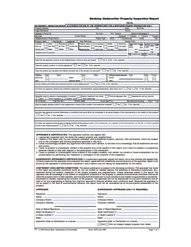 11+ Inspection Report Form Templates in DOC | PDF
