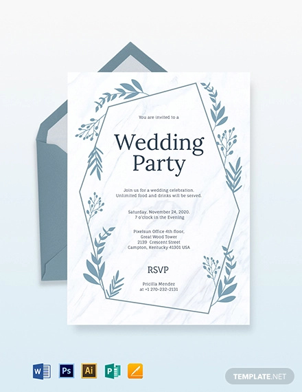 44+ Wedding Invitations Templates in PDF