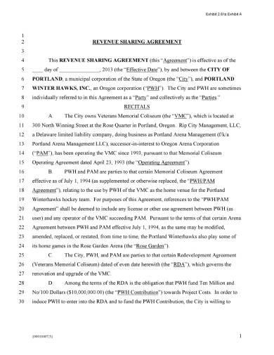 9+ Revenue Sharing Agreement Templates in Google Docs | Word | Pages | PDF