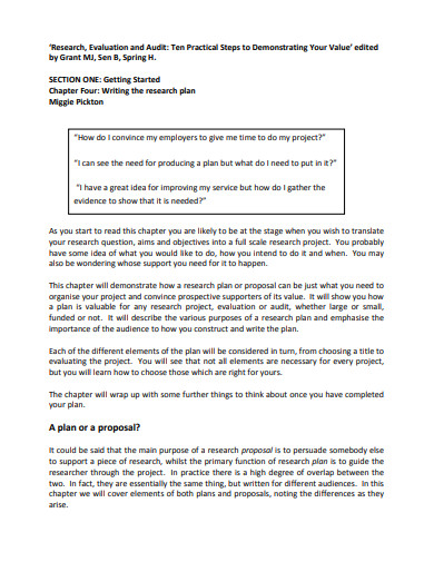 10+ Academic Research Plan Templates in PDF | DOC