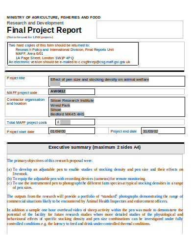 FREE 10+ Research And Development Report Templates in PDF | MS Word