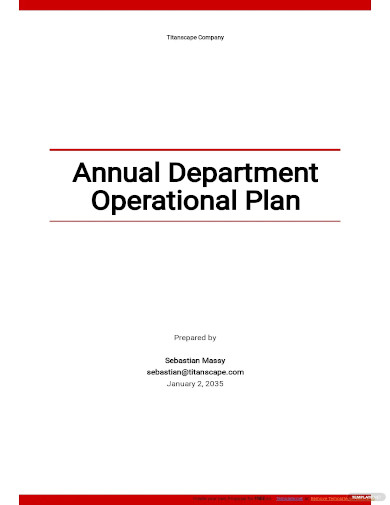 FREE 47+ Operational Plan Templates in MS Word | Pages | Google Docs | PDF