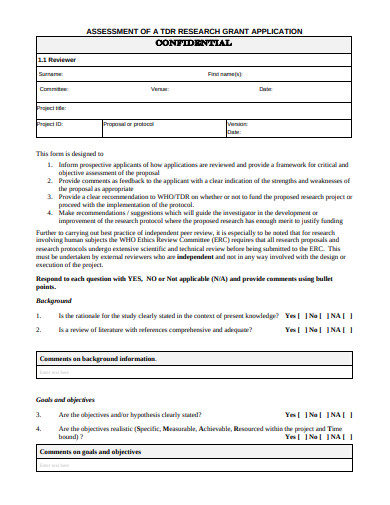 FREE 10+ Research Grant Application Templates in PDF | MS Word
