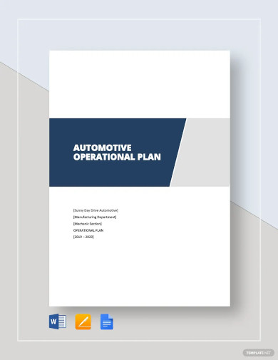 FREE 47+ Operational Plan Templates in MS Word | Pages | Google Docs | PDF