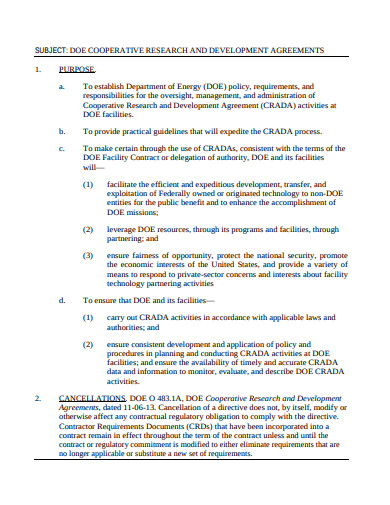FREE 9+ Research and Development Agreement Templates in PDF | MS Word