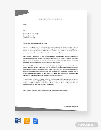 14+ Partnership Proposal Letter Templates in PDF | DOC | Pages