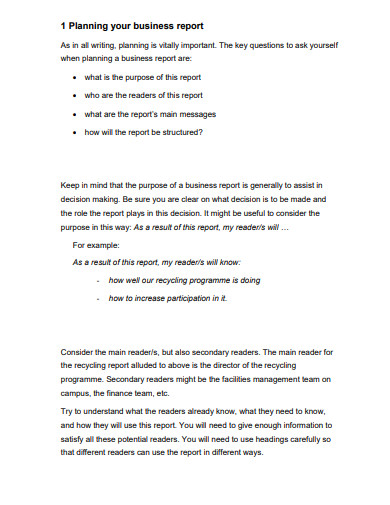FREE 8+ Business Research Report Templates in PDF | MS Word | XLS