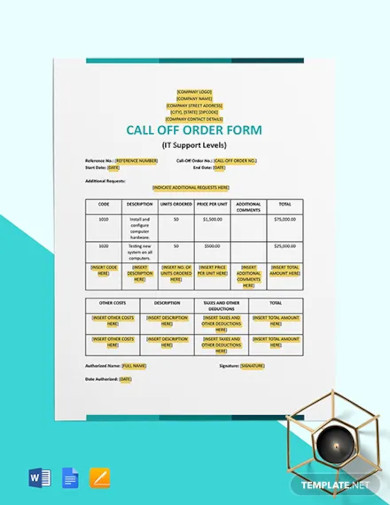 37+ Order Form Templates - PDF, DOC, Excel