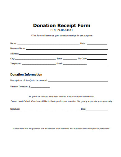 10 Church Donation Receipt Templates In PDF DOC Free Premium 