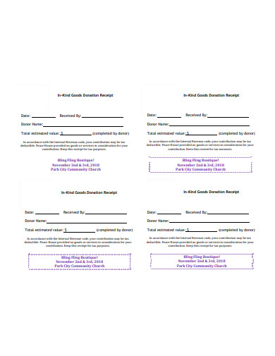 10+ Church Donation Receipt Templates in PDF | DOC