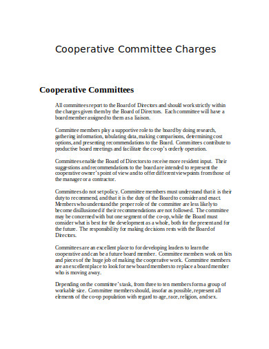10+ Cooperative Policy Templates in PDF | DOC
