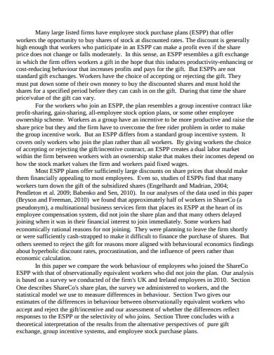 10+ Employee Stock Purchase Plan Templates in PDF | Word