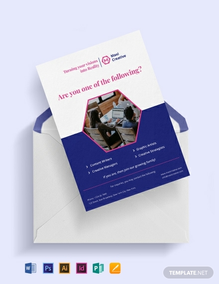 13+ Job Vacancy Announcement Templates in AI | Indesign | Word | Pages ...