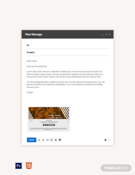40+ Outlook Email Signature Templates - Samples, Examples & Formats