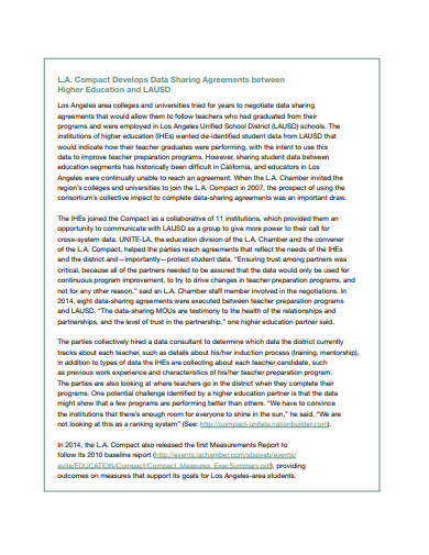 11+ Educational Partnership Agreement Templates in PDF | DOC