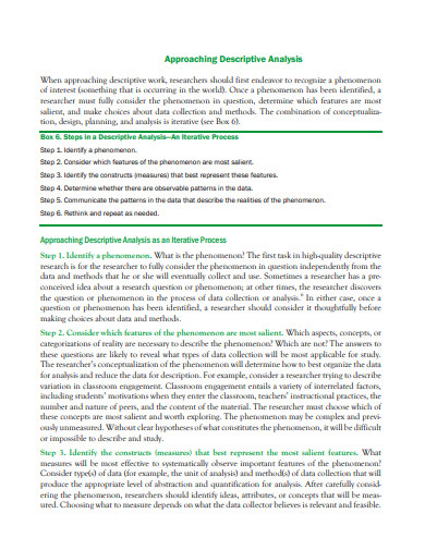 FREE 10 Descriptive Research Templates In PDF