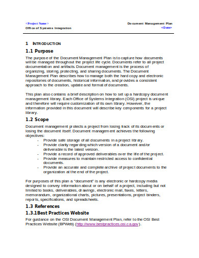 FREE 10+ Documentation Plan Templates in PDF | MS Word