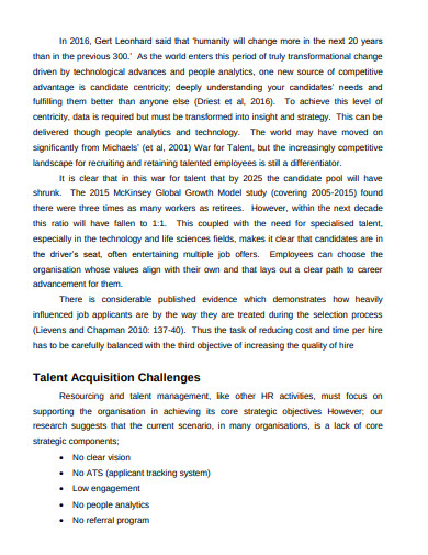 10+ Talent Acquisition Strategy Templates in PDF | DOC