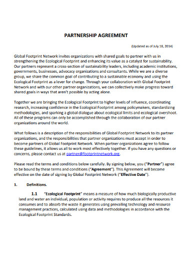 5+ Exclusive Partnership Agreement Templates in PDF