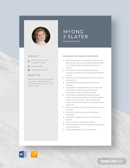 55 Engineering Resume Samples PDF DOC