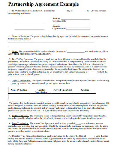 8+ Event Partnership Agreement Templates in PDF | DOC