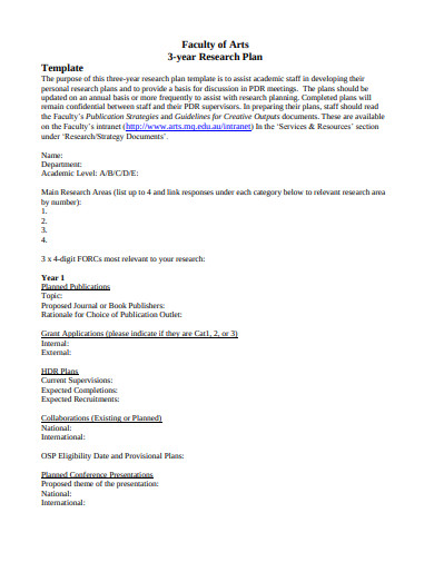 10+ Academic Research Plan Templates in PDF | DOC