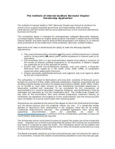 11+ Scholarship Profile Templates in DOC | PDF - GoRiB FounDation