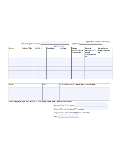 Access Inventory Template – 16+ Free Sample, Example, Format Download