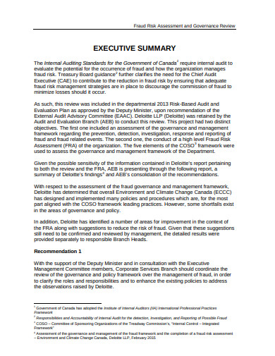 10+ Fraud Risk Assessment Templates in PDF