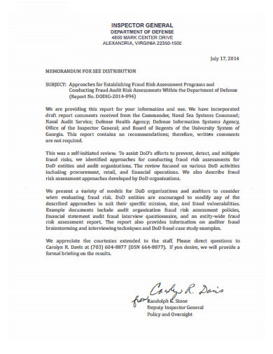 10+ Fraud Risk Assessment Templates in PDF